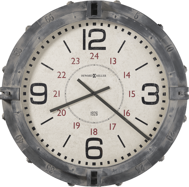 Howard Miller® Seven Seas Antique Dusty Gray Metal Wall Clock | Fischer ...