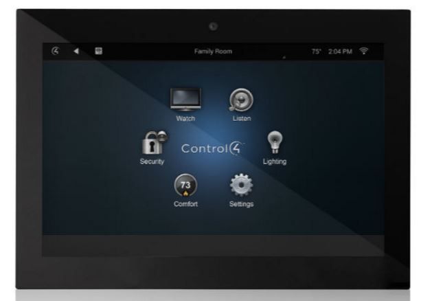 Control4® T3 Series Black 7" In-Wall Touch Screen-C4-WALL7-BL | Bond's ...