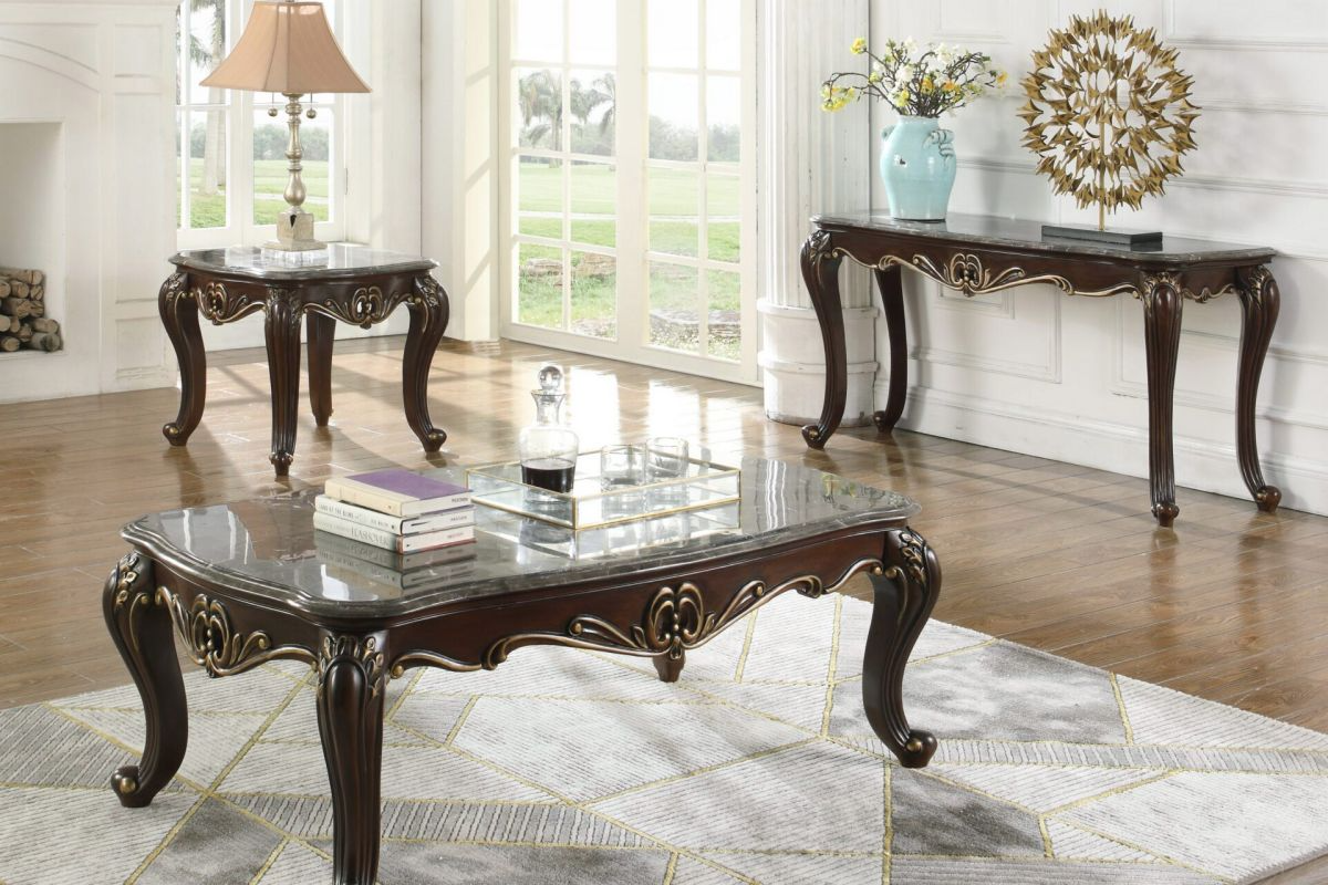 New Classic Home Furnishings Constantine Cherry Console Table Miskelly Furniture