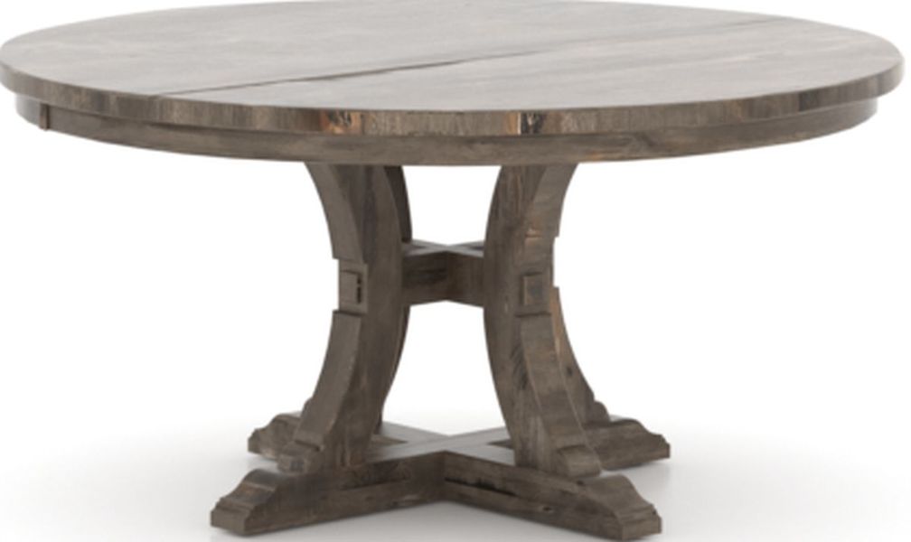 Canadel Customizable Champlain Shadow Washed Round HU Base Dining Table ...