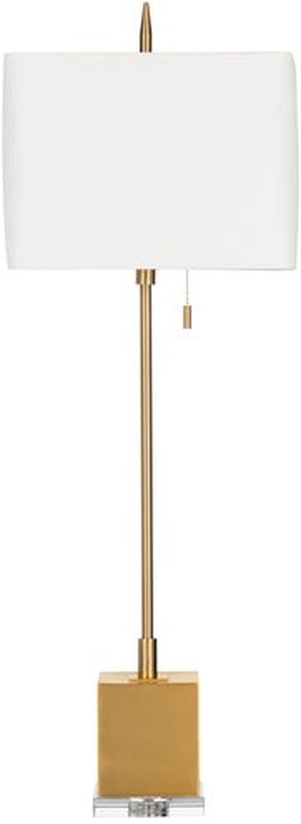 Crestview Collection Baker Soft Brass Pull Chain Buffet Lamp | Miskelly ...