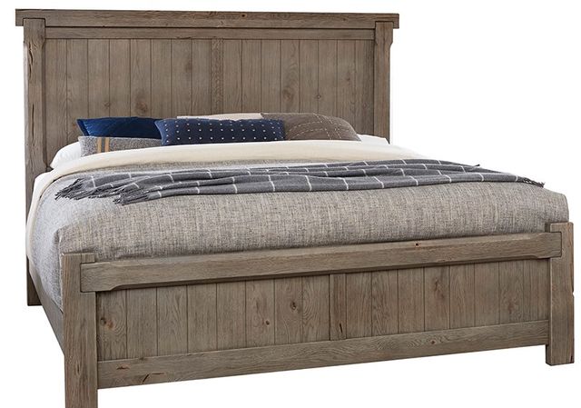 Vaughan-Bassett Yellowstone Dapple Grey King American Dovetail Bed ...