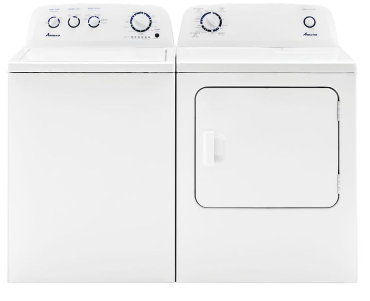 Amana® White Top Load Washer & Electric Dryer Laundry Pair | Famous ...