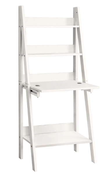Monarch Specialties Inc. White 61" Ladder Style Computer Desk | Spadoni ...