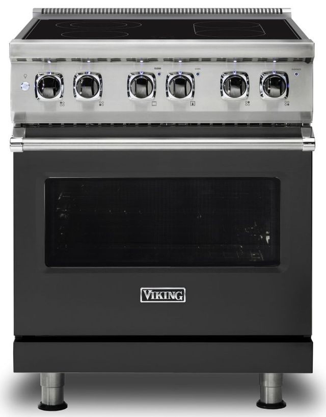 Viking® 5 Series 30" Cast Black Slide In Electric Range | Johnson ...