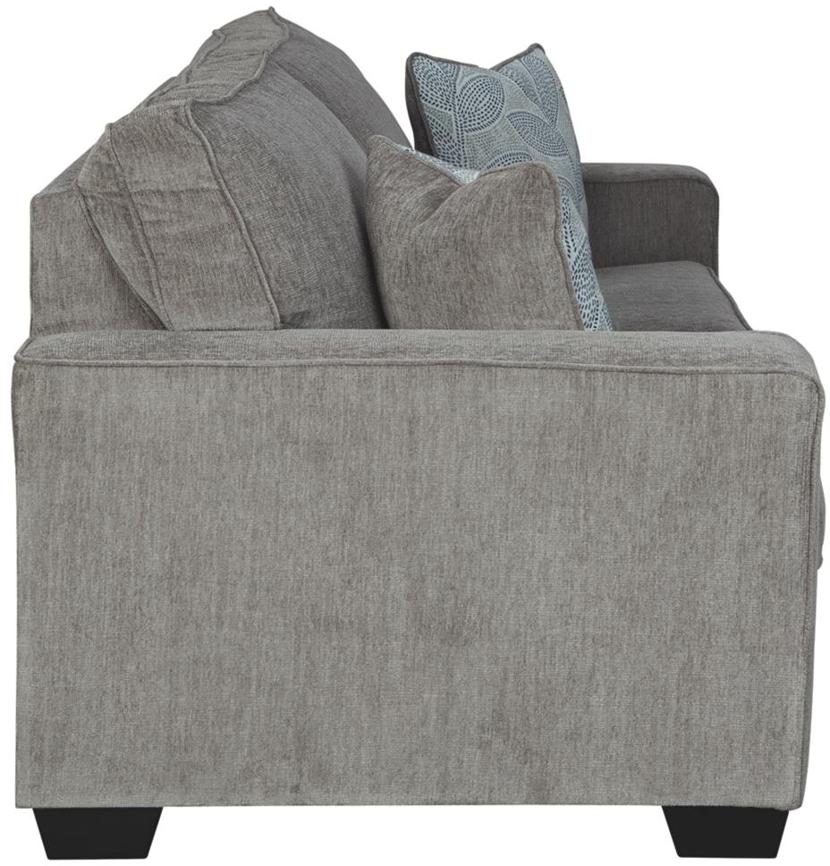 Ashley Altari Alloy Slate Contemporary Sofa Living Room Ashley Altari ...