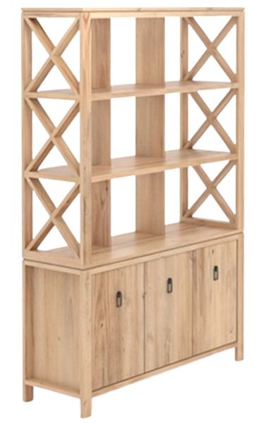 Sauder® Newberry Lane™ Khaki Pine™ Wall Storage Bookcase | Big Sandy ...
