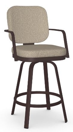 Amisco Customizable Dorsey Swivel Counter Stool | Colder's | Milwaukee Area