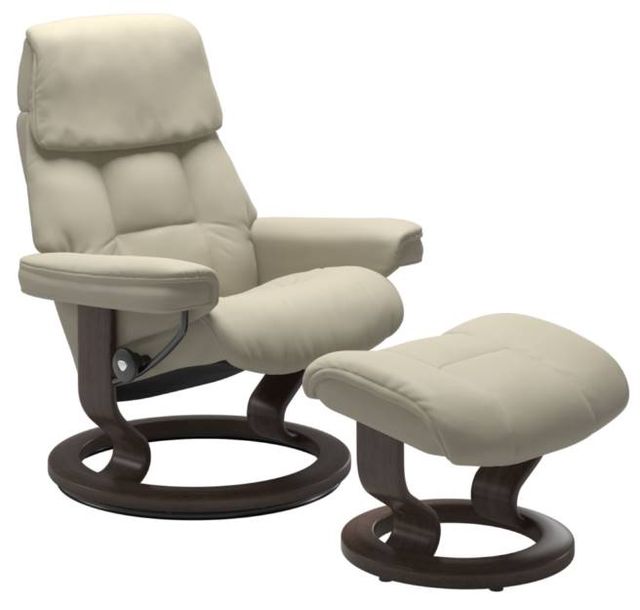 Stressless® by Ekornes® Customizable Ruby Medium Classic Base Recliner ...