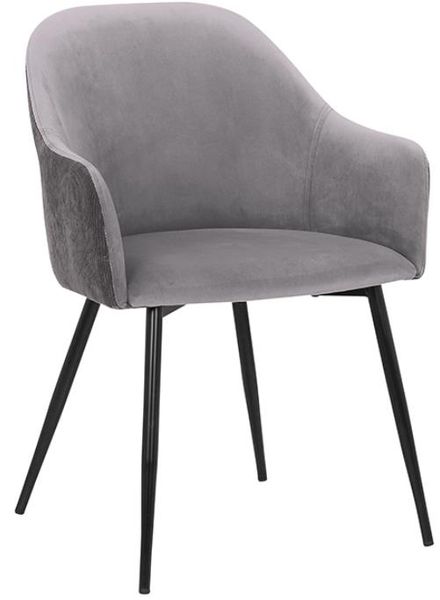 Armen Living Pixie Black/Dark Grey Dining Room Chair | Big Sandy ...
