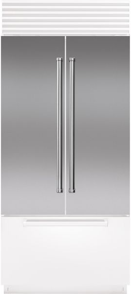 Sub-Zero® Classic 36" Stainless Steel Flush Inset French Door Panel ...