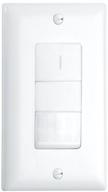 Crestron® STEINEL IR WLS 1 Passive Infrared Wall Switch Occupancy ...