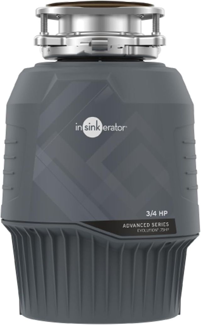 InSinkErator® Evolution® 0.75 HP Continuous Feed Gray Garbage Disposal
