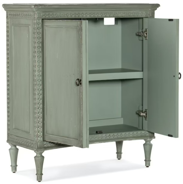 Green accent chest store