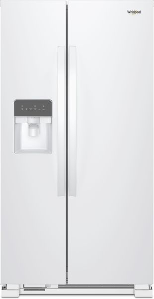Whirlpool® 33 in. 21.0 Cu. Ft. Side-By-Side Refrigerator-White | The ...