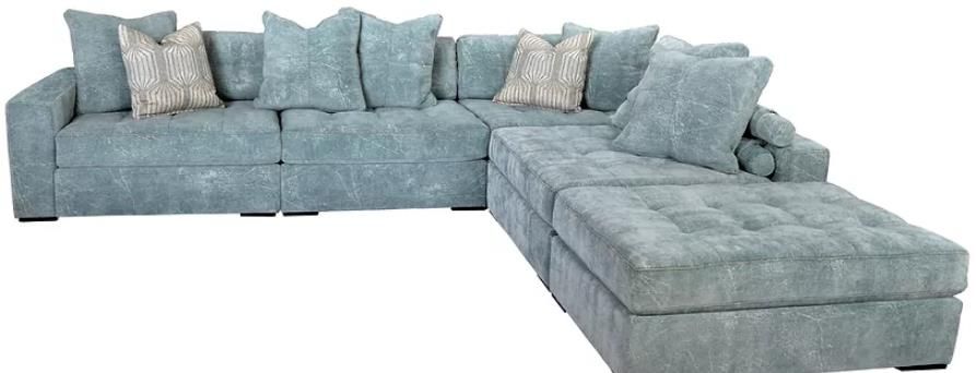 Jonathan Louis Noah 5-Piece Sectional Set | Fischer Furniture | Rapid ...