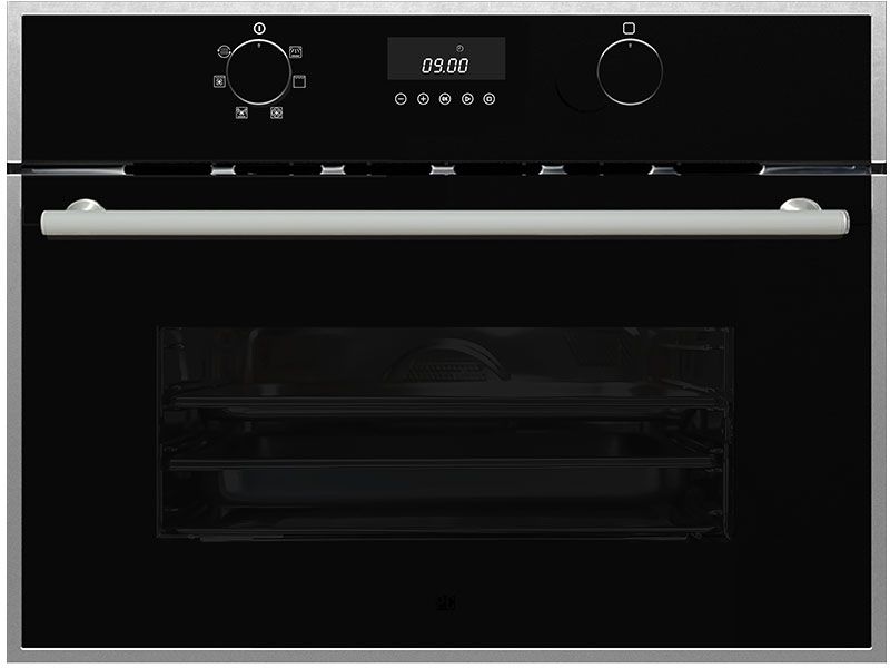 Porter & Charles 24'' Black Glass with Stainless Steel Trim Steam Oven ...