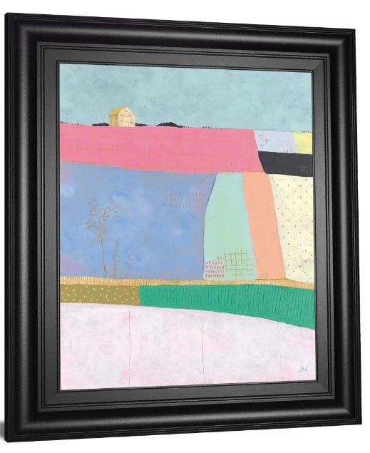 Classy Art Live Colorfully Patchwork By Joelle Wehkamp Wall Art ...