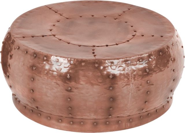 Steve Silver Co. Cooper Hammered Copper Cocktail Table | Midwest ...