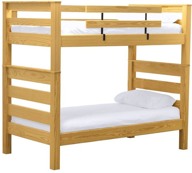 Lit simple XL/simple XL superposé de Crate Designs™ Furniture ...