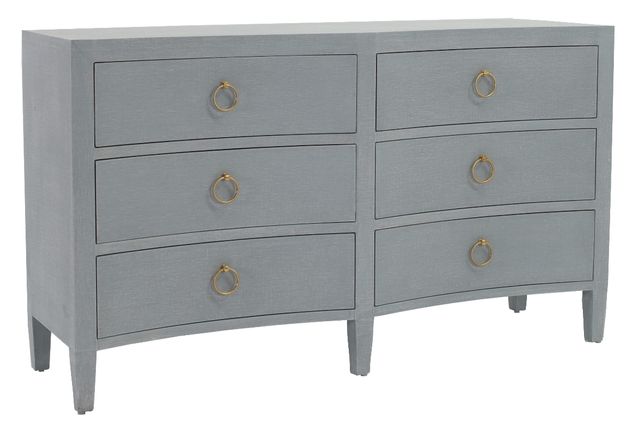 Bramble Mornington Linen Pale Blue Linen Wrapped Dresser | Miskelly ...