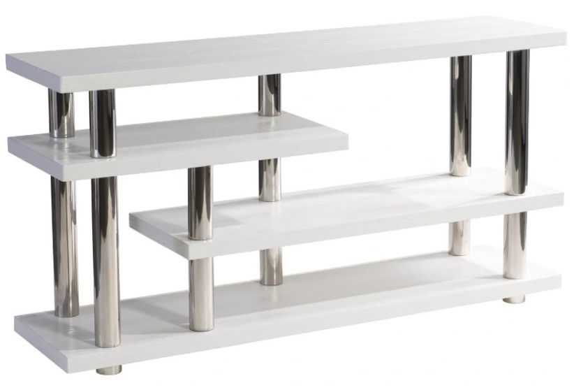 Bernhardt Yuma Azucar/Stainless Steel Console Table | Marshall's Home ...