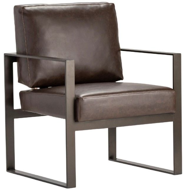 Crestview Collection Rutledge Dark Brown Accent Chair | Fischer ...