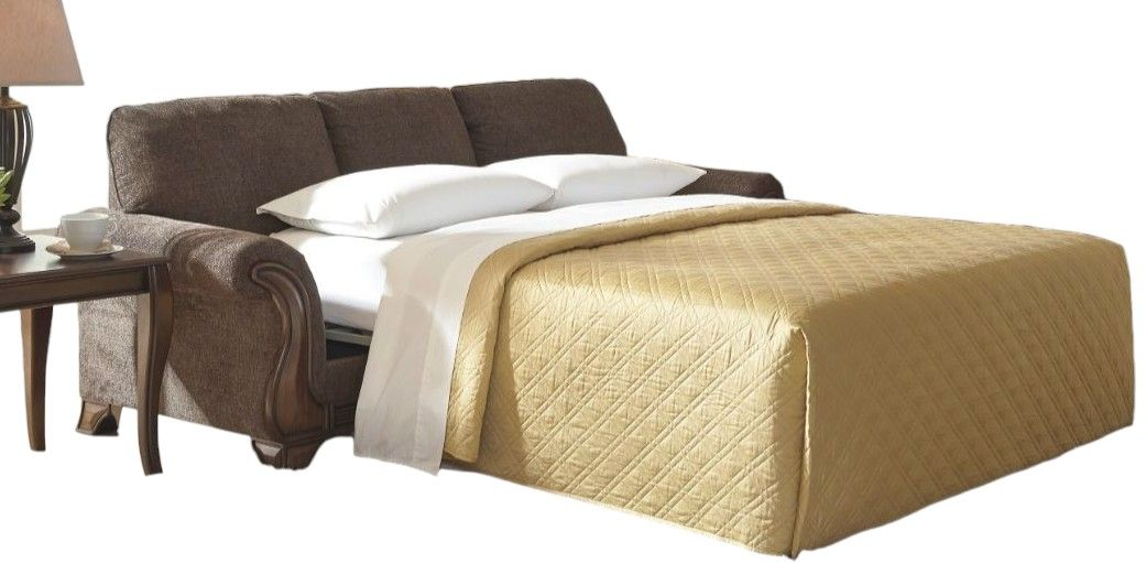 Benchcraft Miltonwood Teak Queen Sofa Sleeper Sides Furniture Bedding Dora AL