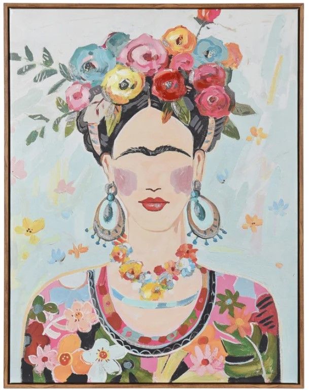 Stylecraft Boho Lady Multi-Colored Wall Art | Fischer Furniture | Rapid ...