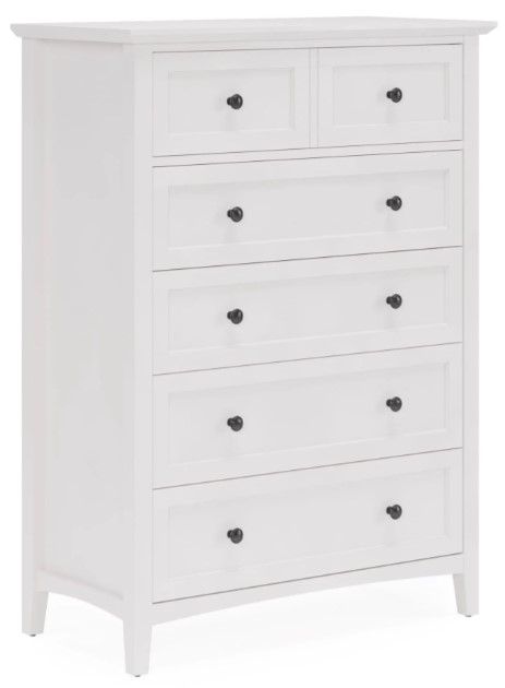 Modus Furniture Grace Snowfall White Chest | Fischer Furniture | Rapid ...