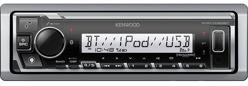 Kenwood KMR-M328BT Marine Receiver | Paradyme