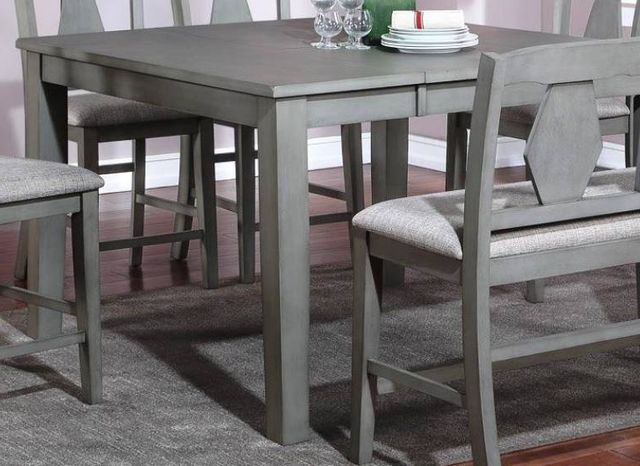 Urban Styles Furniture Napa Light Gray Counter Height Dining Table ...