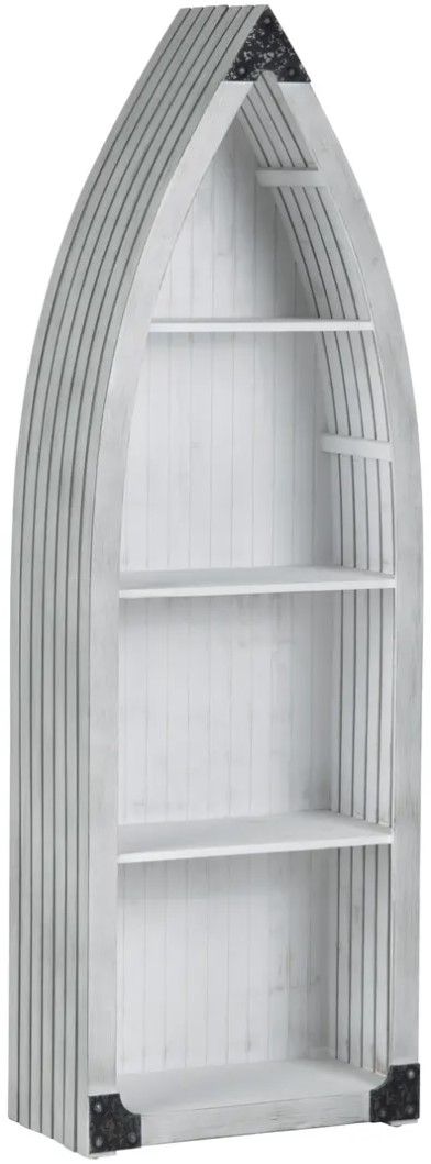 Crestview Collection Greers White Etagere | Fischer Furniture | Rapid ...