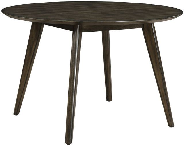 New Classic® Home Furnishings Rex Walnut Round Dining Table | Lundquist ...
