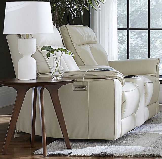 Palliser® Furniture Customizable Oakley Power Reclining Loveseat with Power Headrest, Power ...