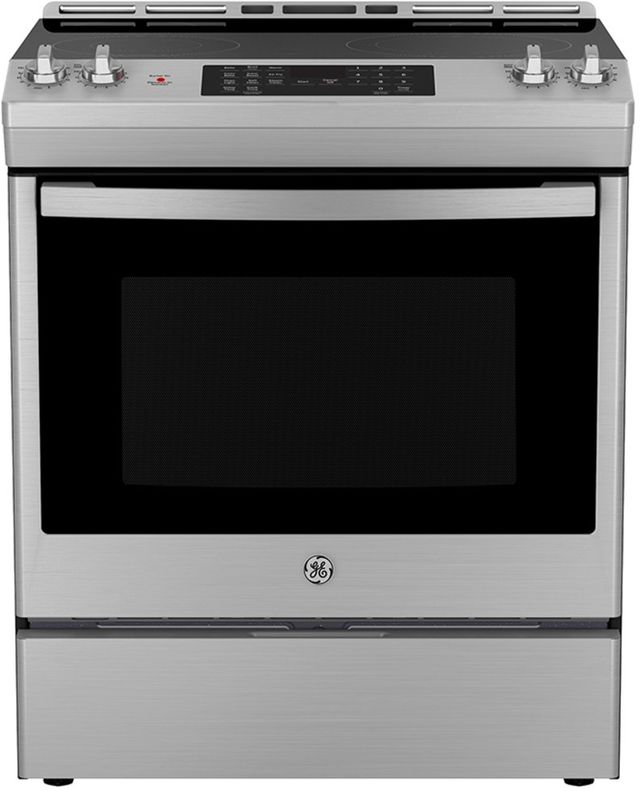 GE® 30" Stainless Steel Slide In Electric Range | Matus Appliance ...