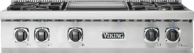 Viking® Professional 5 Series 35.88" Stainless Steel Gas Rangetop ...