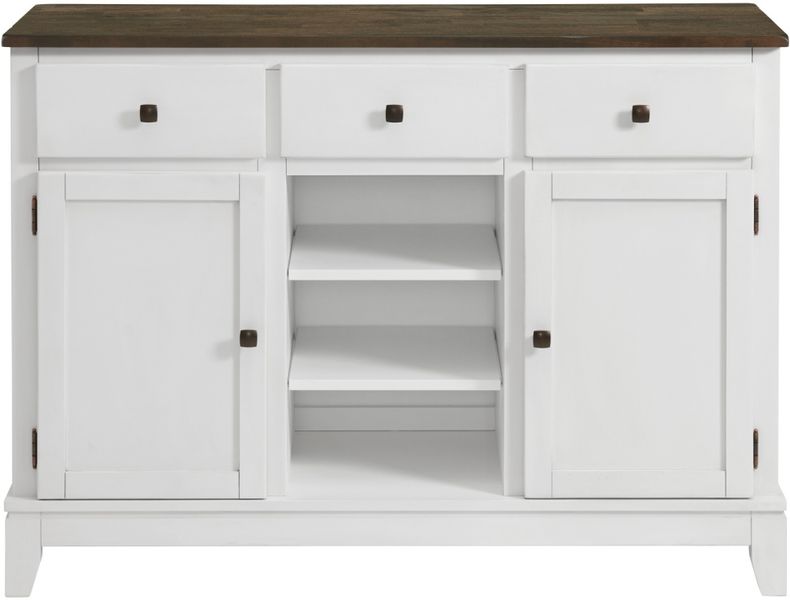Intercon Kona Gray/White Sideboard | Fischer's Furniture and Appliance ...