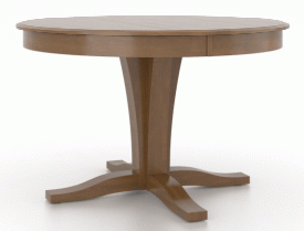 Canadel Customizable Gourmet 48" VR Round Pedestal Dining Table ...