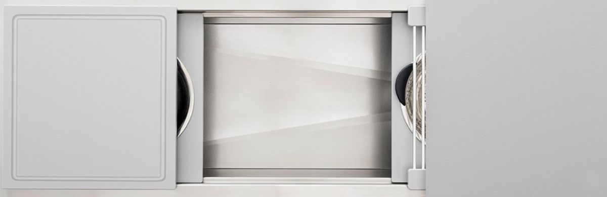 The Galley® Exclusive Gray Resin Ideal Workstation 5S with Eight Tool ...