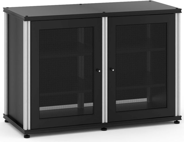 Salamander Designs® Synergy Model 323 AV Cabinet-Black/Aluminum | IQ ...