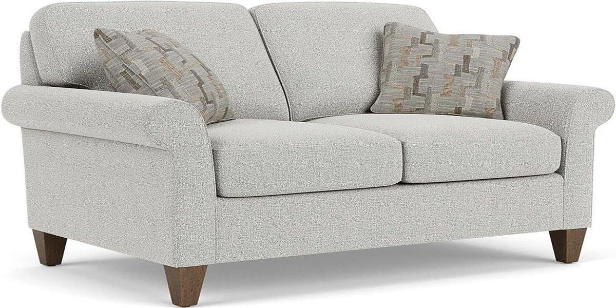 Flexsteel® Westside Silver Glacier Loveseat | Bozzuto's Furniture and ...