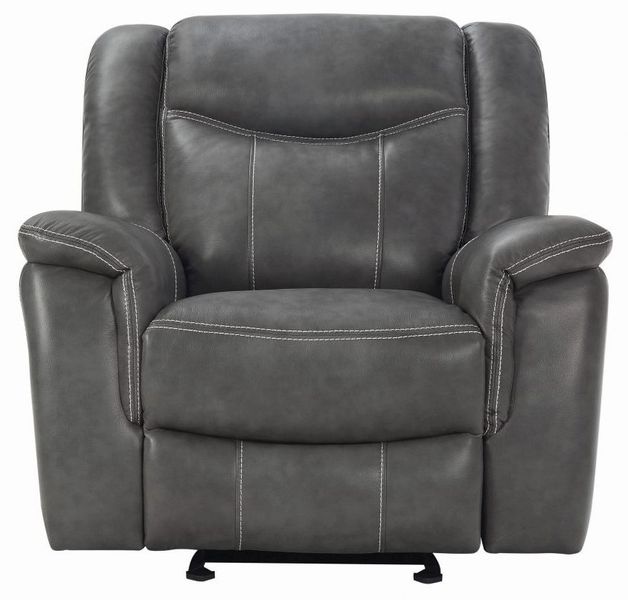Coaster® Conrad Grey Glider Recliner | Midwest Clearance Center | St ...