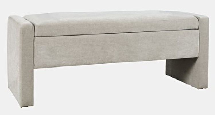 Jofran Inc. Braun Grey Storage Bench