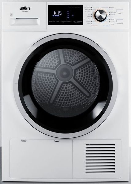 Summit® 4.4 Cu. Ft. White Front Load Ventless Electric Dryer ...