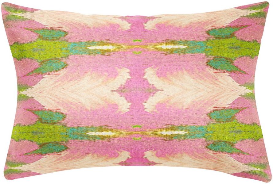 Laura Park Designs Cabana Pink 14" x 20" Pillow | Miskelly Furniture