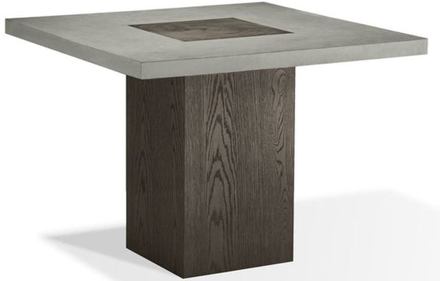 Modus Furniture Modesto Concrete Top Dining Table with French Roast ...