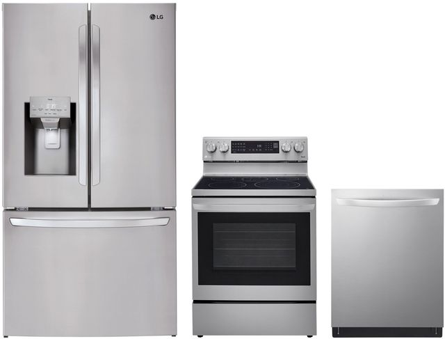 LG 3 Piece PrintProof™ Stainless Steel Kitchen Package Shop Home ...