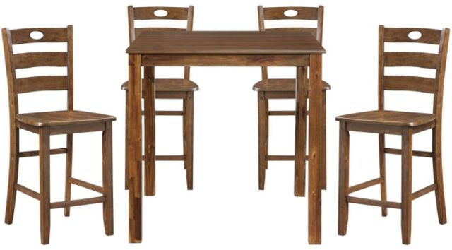 Homelegance® Stowe 5-Piece Walnut Dining Set | Fischer Furniture ...