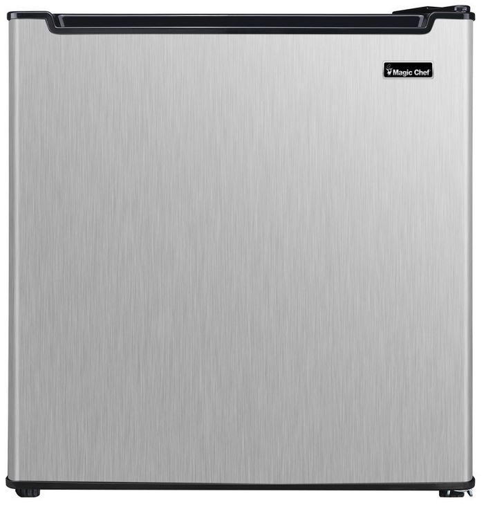 Magic Chef 1.7 Cu. Ft. Stainless Steel Compact Refrigerator Bargain Supply